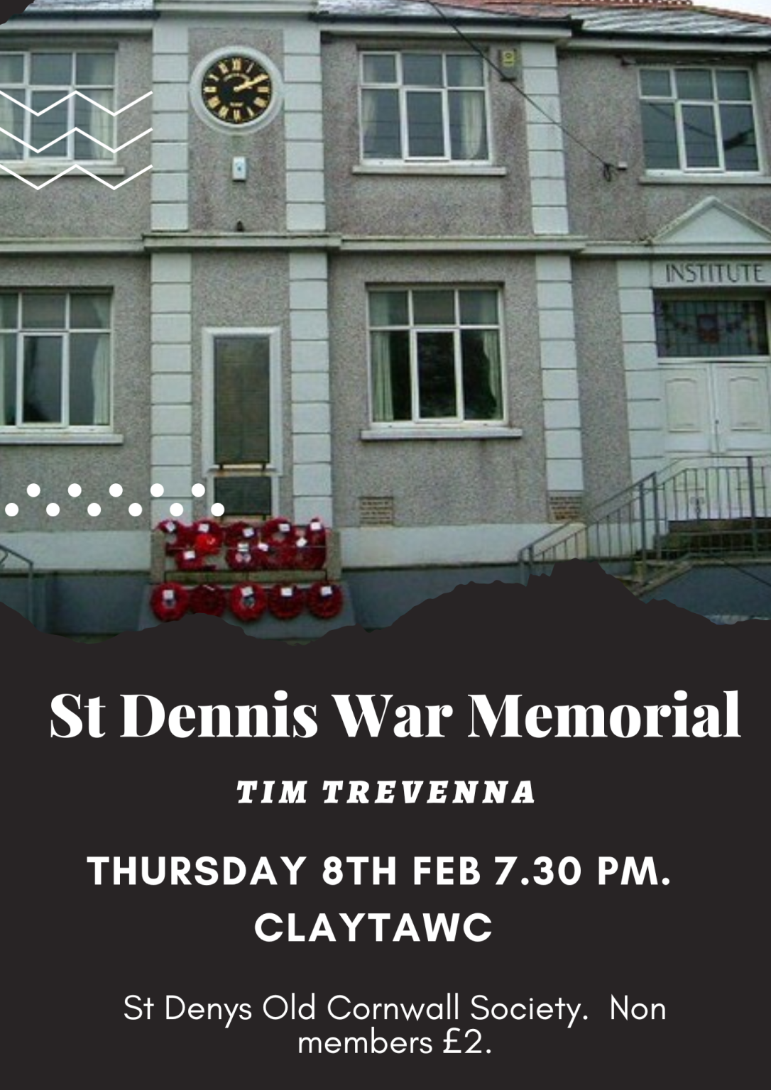 ‘St Dennis War Memorial’ – a talk by Tim Trevenna – Kernow Goth