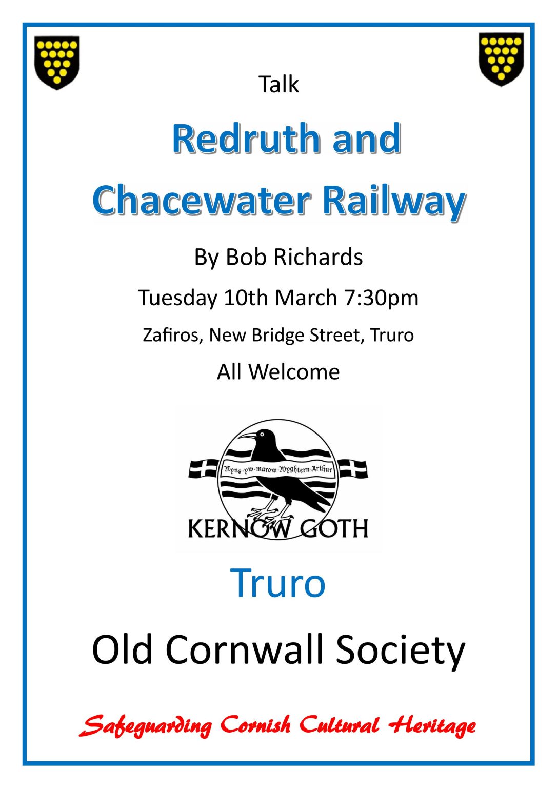 Events from April 25 – March 5 – Kernow Goth